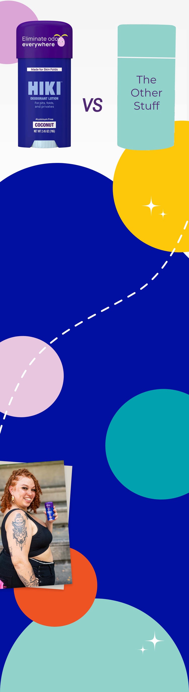 HIKI - Stop odor on any skin fold