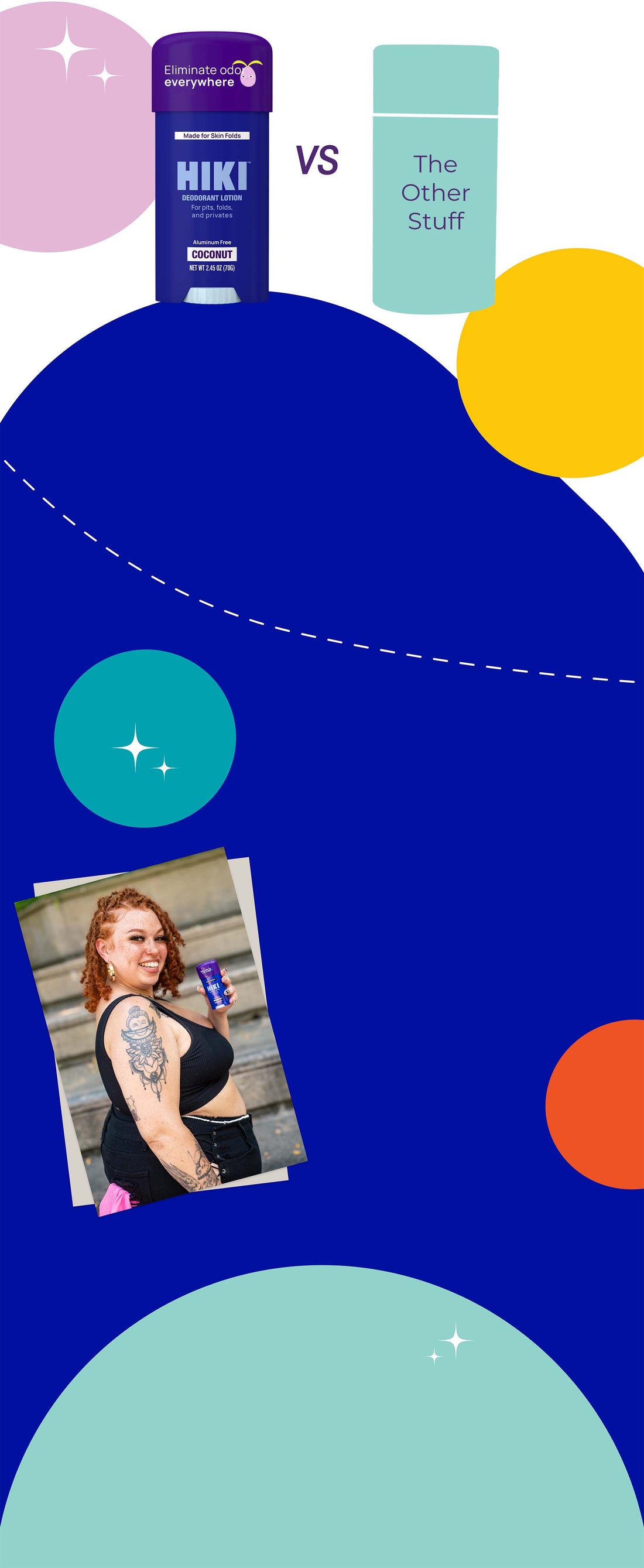 HIKI - Stop odor on any skin fold